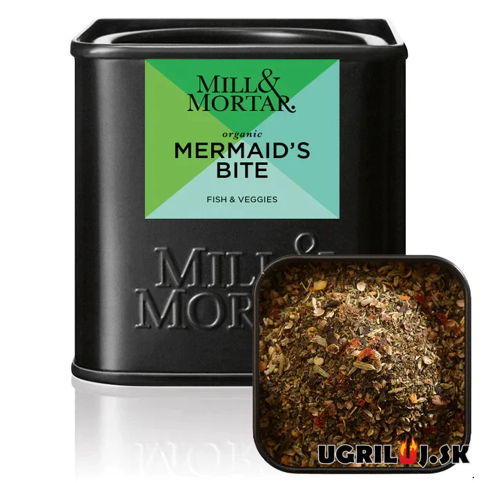 Grilovacie bio korenie Mill & Mortar, Mermaid's Bite, 40g :: Ugriluj.sk